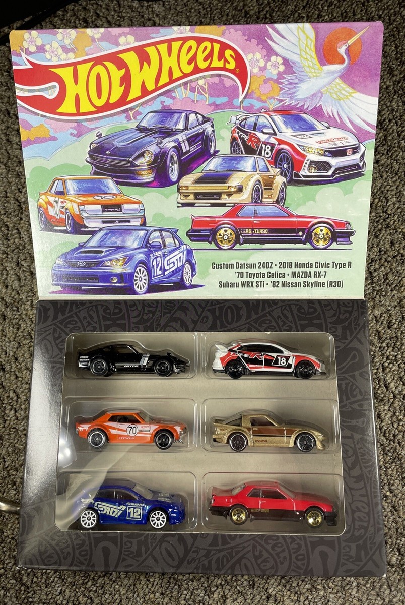 Set 6 Macchine Hot Wheels 2023 - JDM Giapponesi: Datsun, Honda, Toyota ...