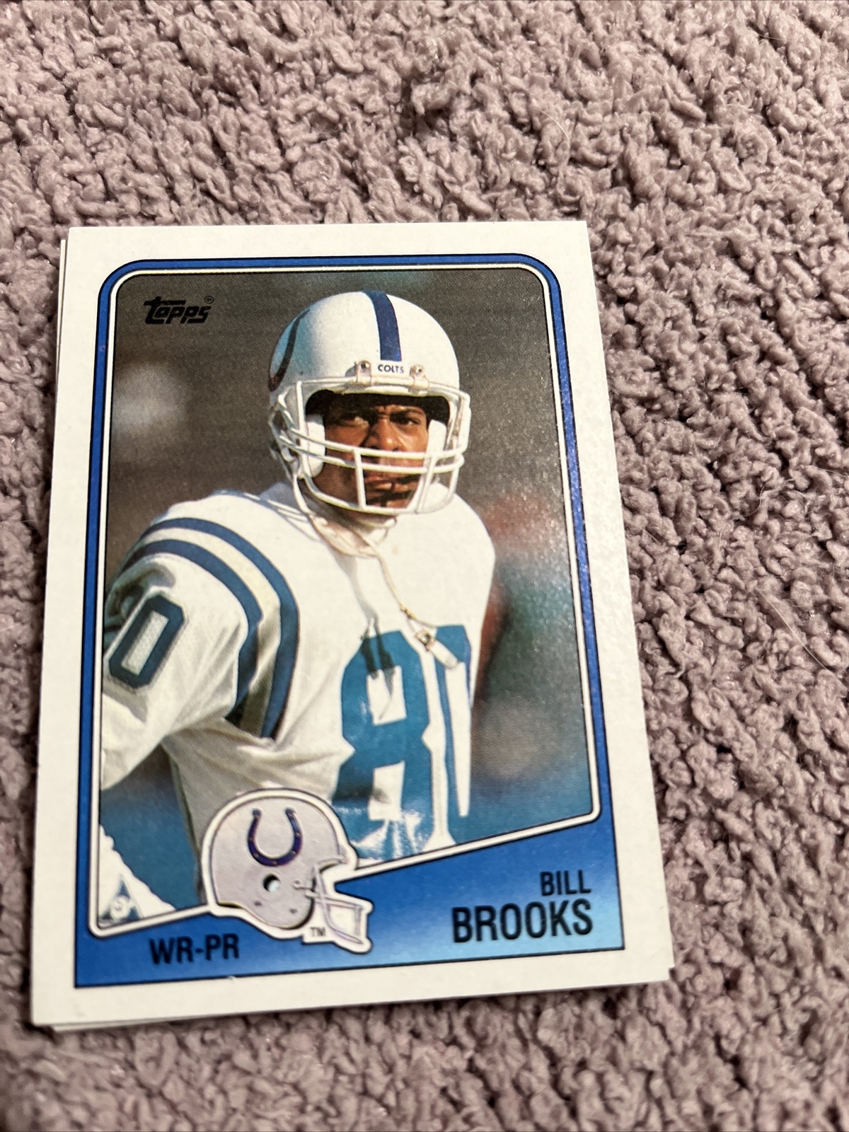 1988 Topps Football #121 Bill Brooks Indianapolis Colts | eBay