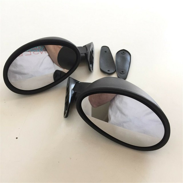 Car Universal Black Side Mirrors Pair Hot Rat Rod Muscle Classic for ...