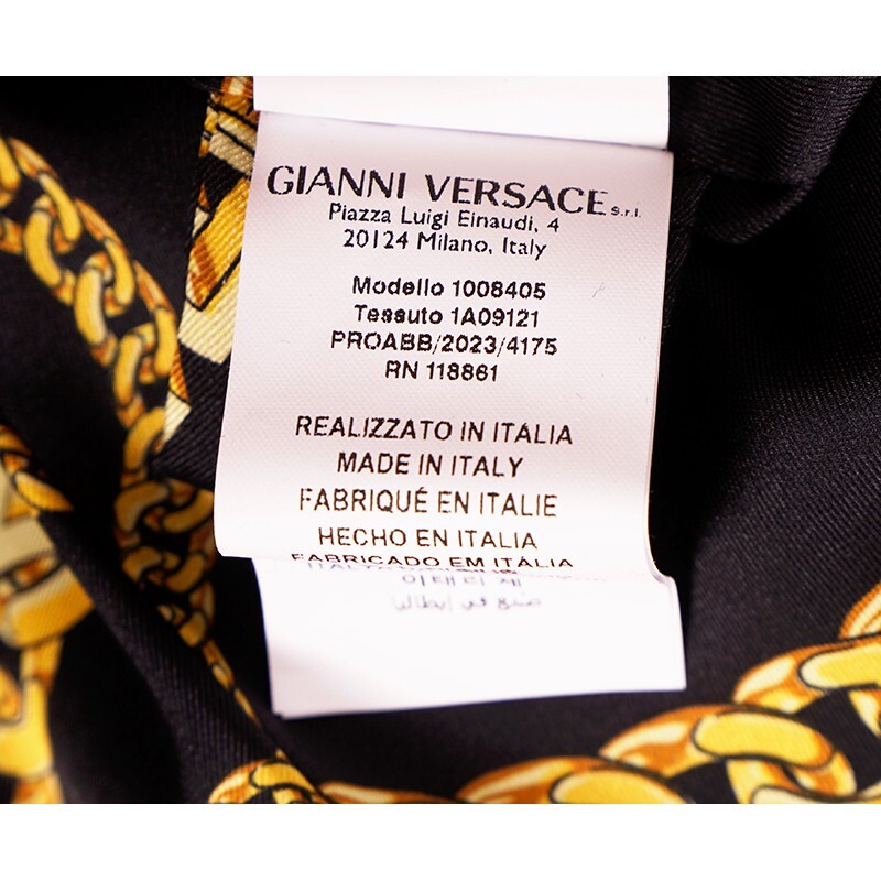 46 US 10 NEW $3190 VERSACE Woman Black 100% WOOL Belted COAT - LOGO ...