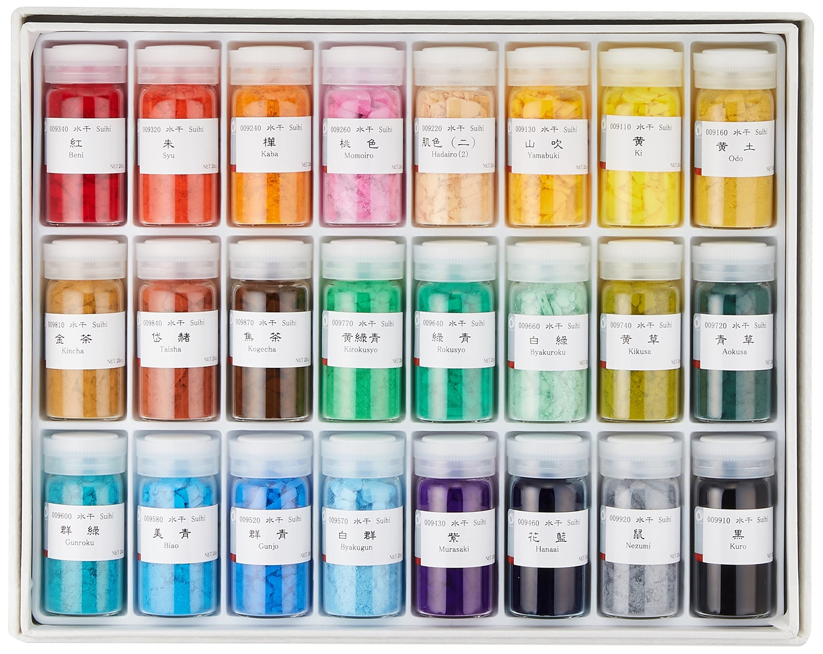 Nakagawa chalk Japan Painting Phoenix Suihi Paint 24color Set | eBay