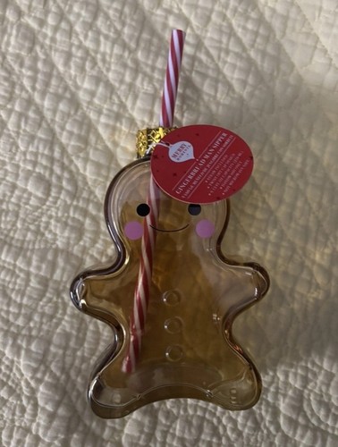 Aldi Gingerbread Man Ornament Sipper Cup Glass Bearista Christmas ...