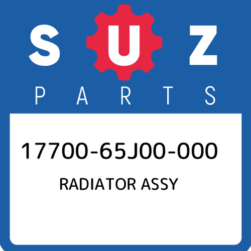 17700-65J00-000 Suzuki Radiator assy 1770065J00000, New Genuine OEM ...