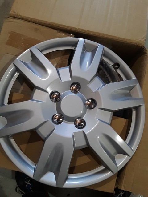 OxGord Wchc-53058-16sl Set of 4 Wheel Hub Caps for 2019 Honda Fit for ...