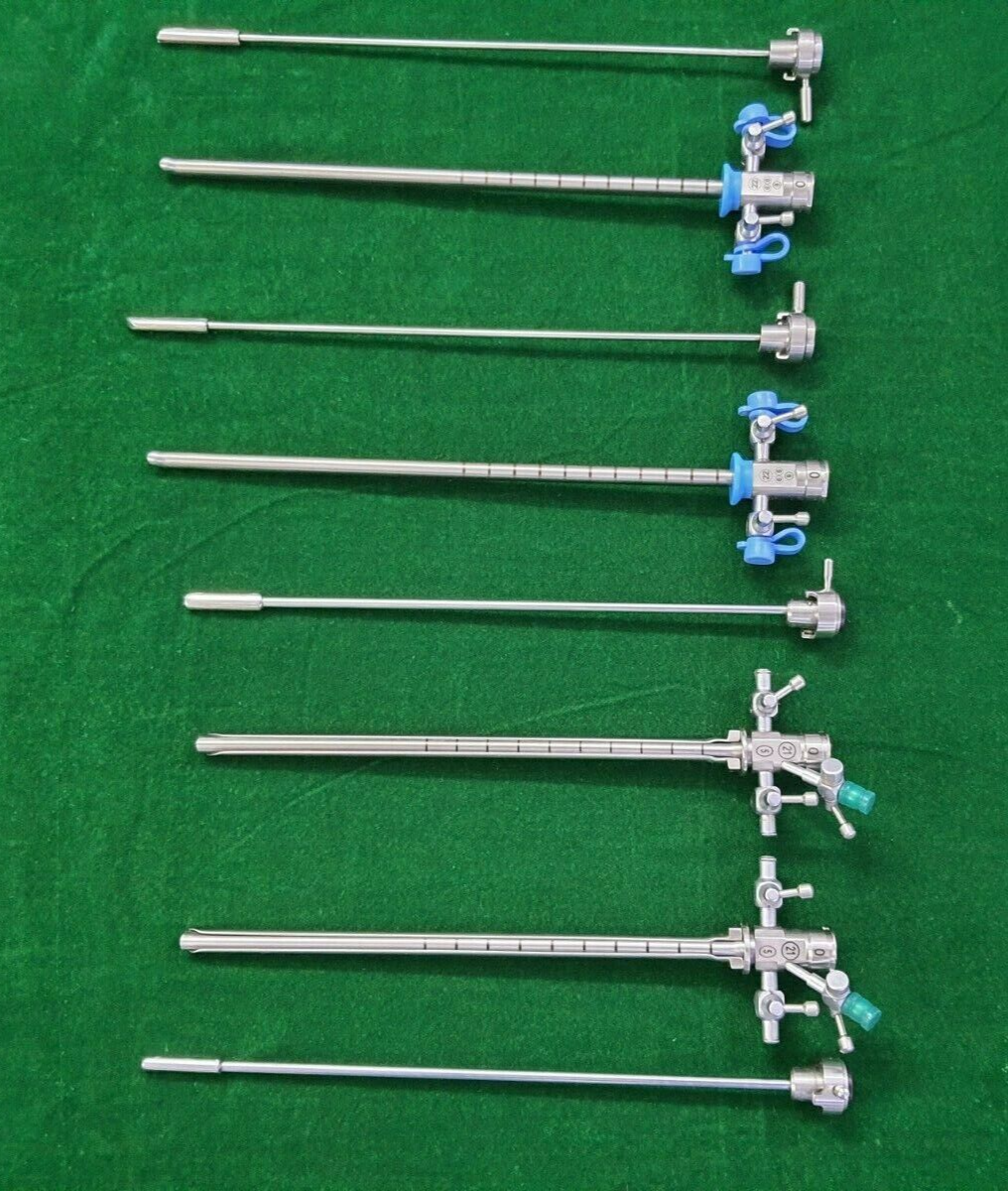 4pc Hysteroscopy Cystoscopy Sheath 22FR/ VIU Sheath 21FR Reusable ...