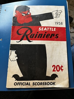 1958 SEATTLE RAINIERS PROGRAM vs VANCOUVER 10 Signatures Included | eBay