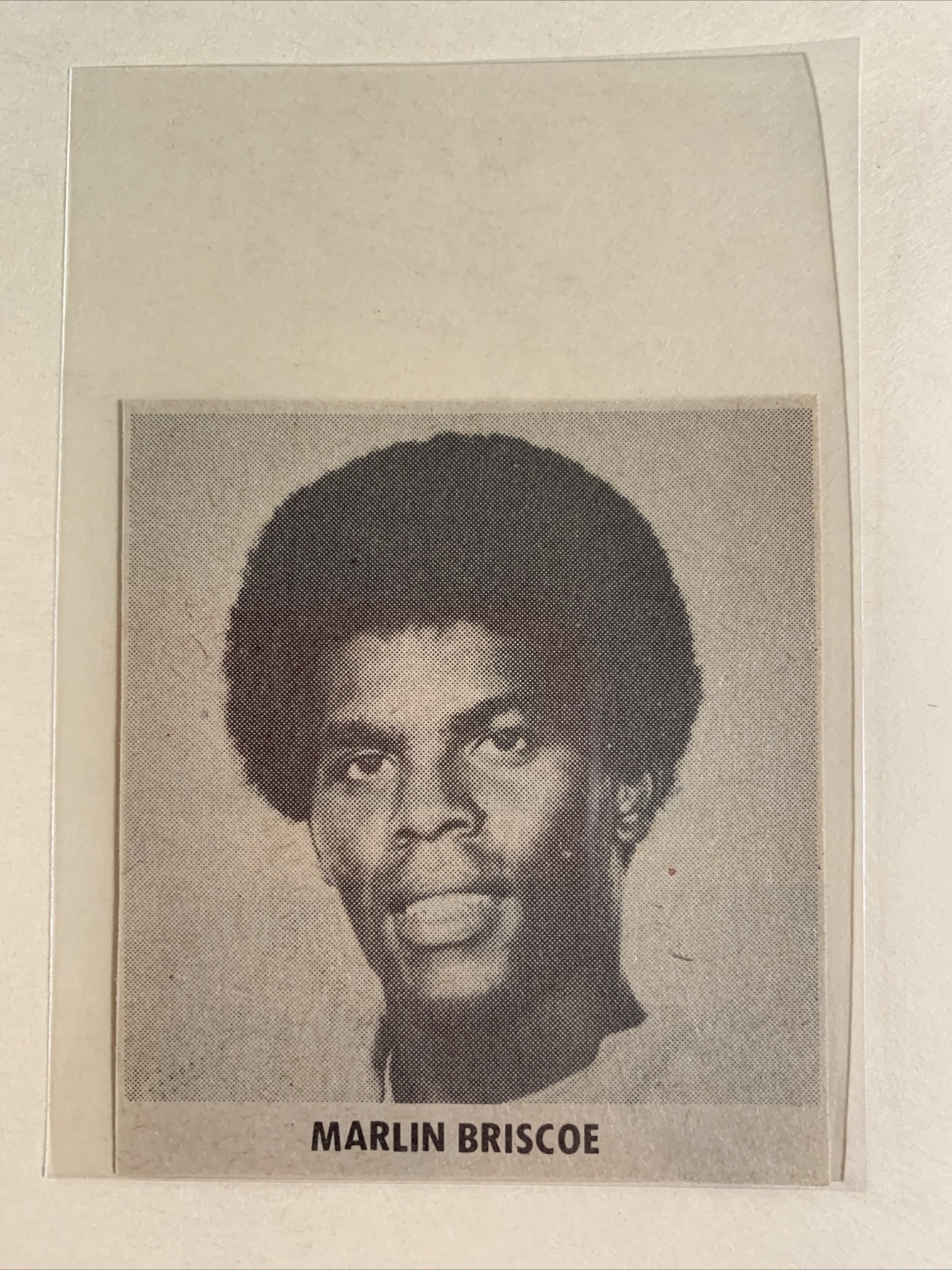 Marlin Briscoe Miami Dolphins 1973 Gridiron YB Football Pictorial Panel ...