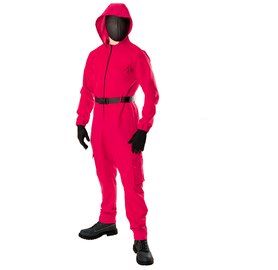 Adults Unisex Game Guard Fancy Dress Costume Halloween Costume Jumpsuit ...