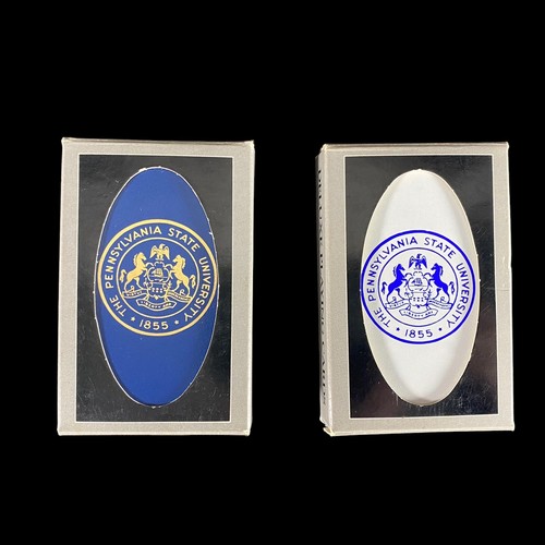 2ct Lot VTG The Pennsylvania State University 1855 Playing Cards ...