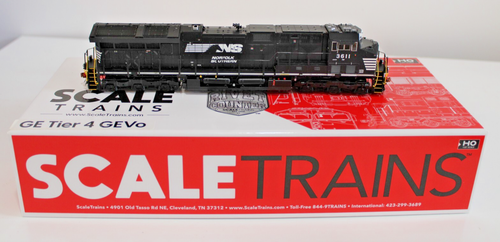 HO Scale Trains GE TIER 4 Gevo Norfolk Southern ET44AC # NS 3611 DCC ...