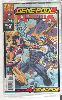 GenetiX #1 Genepool Marvel UK 1993 Sealed with cards Comic | eBay Australia