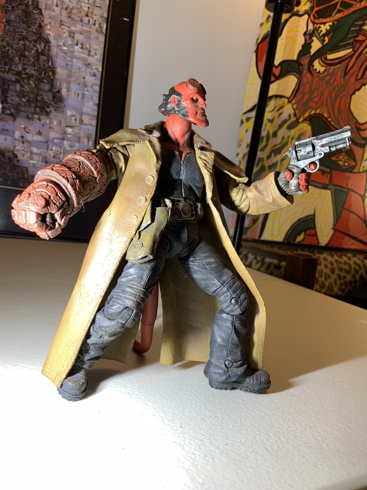 Mezco Hellboy With Ivan The Corpse Closed Mouth Long Coat Series 1 2004 ...