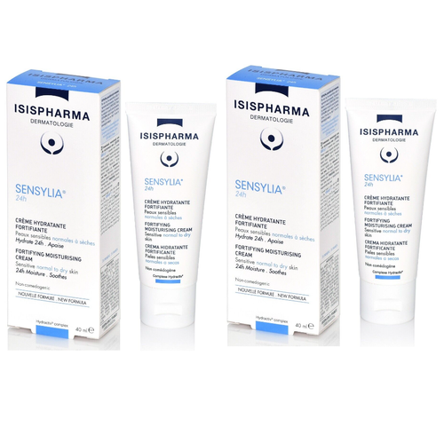 8794 - SET OF 2 Isis Pharma Sensylia 24h Moisturizing Face Cream 40ml ...