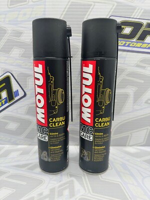2 x Motul P1 Carbu Carb Carburettor Cleaner Spray Trials MX Motorcycle ...