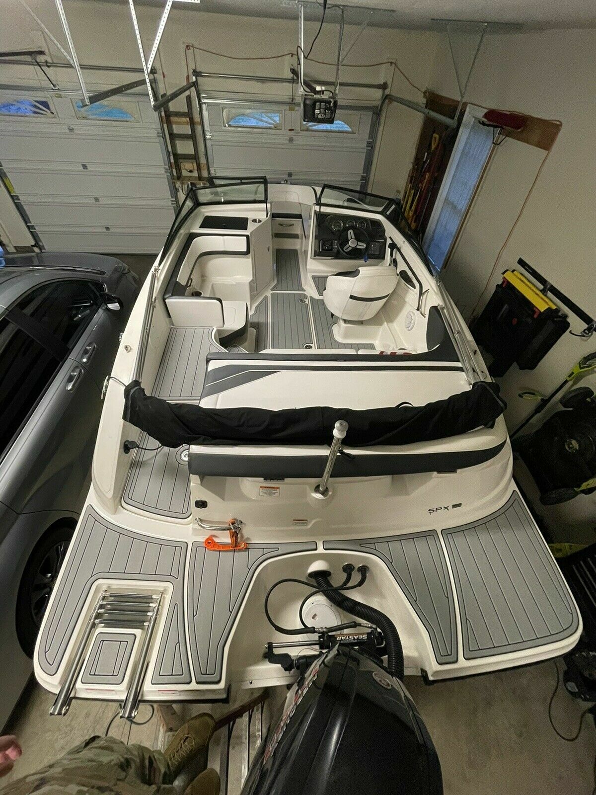 2015-2019 Sea Ray 190 SPX OUTBOARD Cockpit swimming platform 1/4" 6mm ...