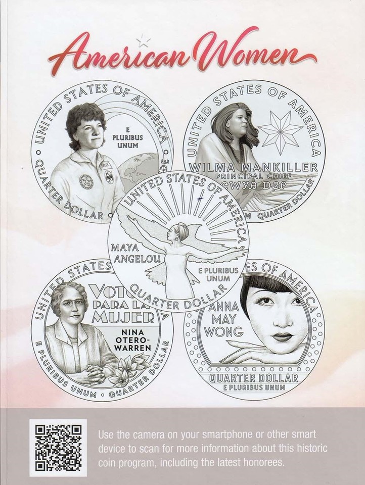 Whitman Folder American Women Quarter Coins Mini Album 2022-2025 4988 ...
