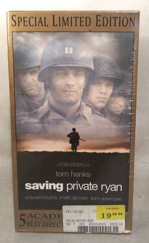 Saving Private Ryan (VHS, 2000, 2-Tape Set, Special Limited Edition) 667068499131| eBay
