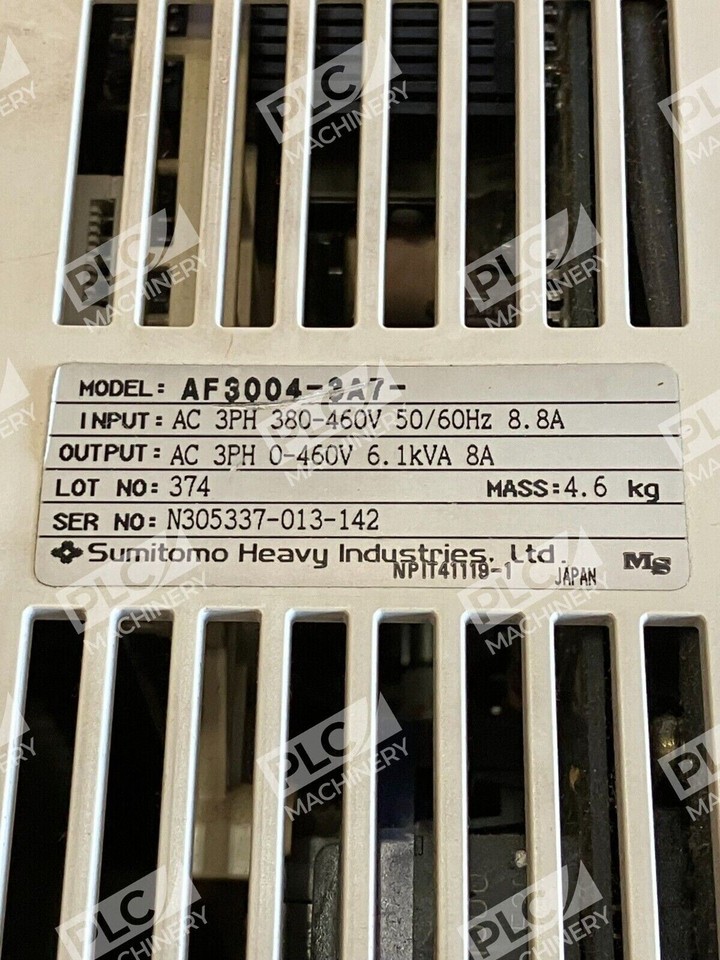 Sumitomo Heavy Industries Drive AF-3000 AF3004-3A7 | eBay
