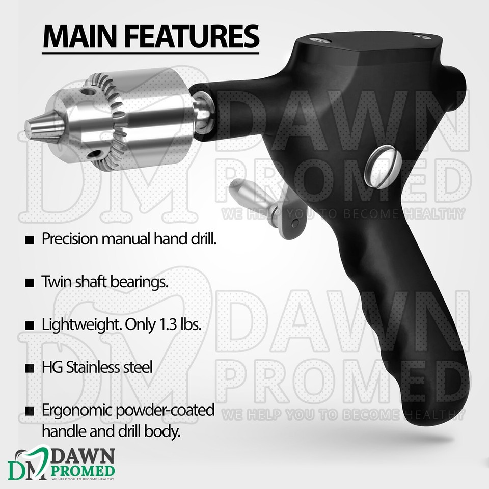 Cannulated Bone Hand Drill With Chuck Surgical Medical Orthopedic ...