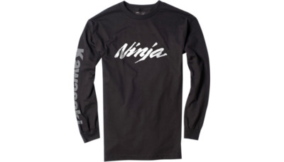 NEW FACTORY EFFEX Kawasaki Ninja Long Sleeve T-Shirt - Black/White - M/L/XL/XXL | eBay