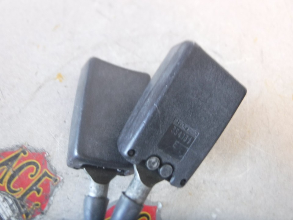 01-07 F250 F350 Super Duty RIGHT FRONT Passenger Seat Belt Dual Buckles ...