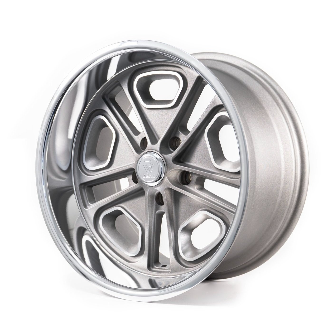 18x8/18x9.5 Resto Del Ray 5x5/5x127 1/1 Gun Metal Milled Wheels Rims ...