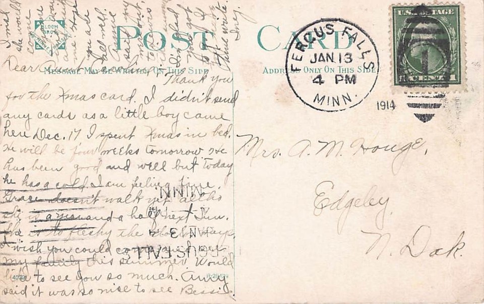 Lake Alice and State Hospital Fergus Falls Minnesota Posted 1914 | eBay