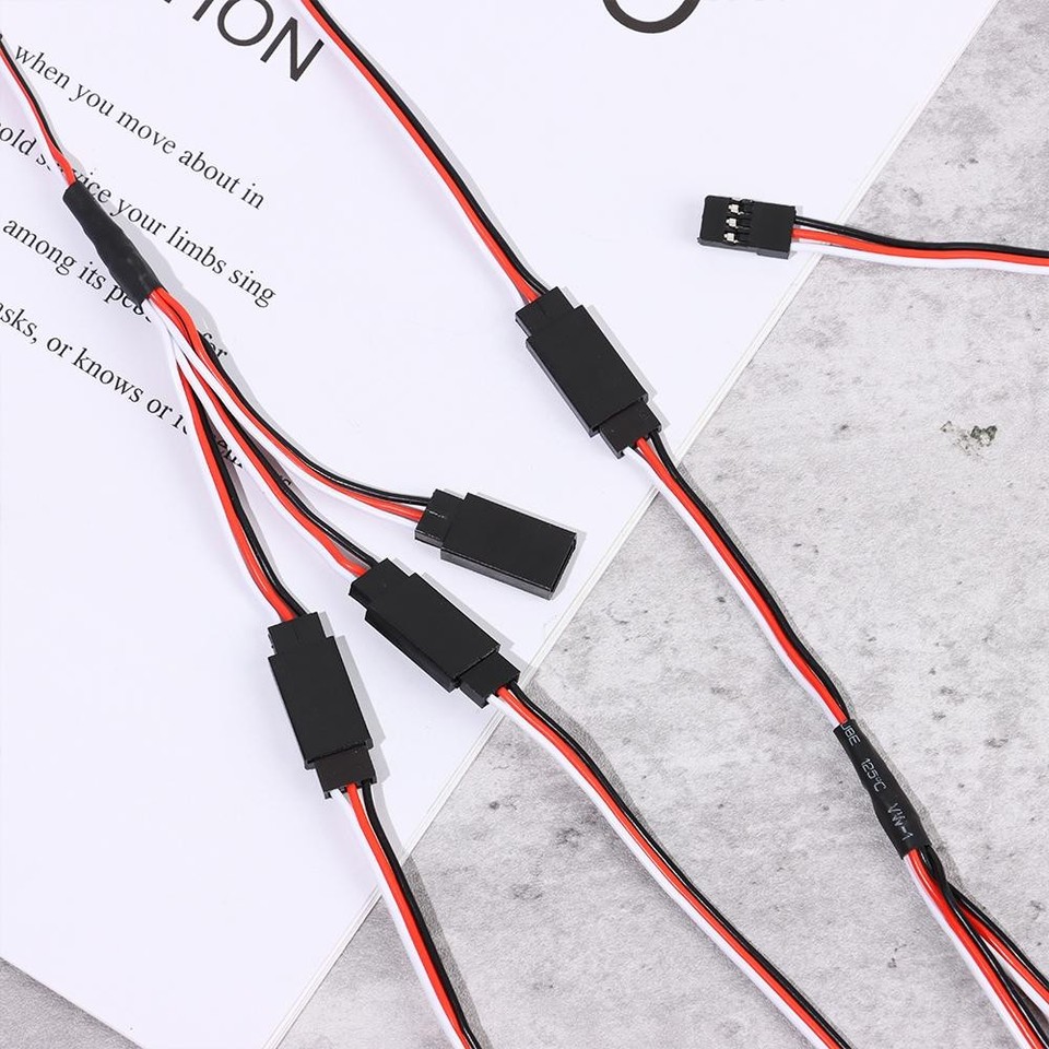 Cable Wire Lead RC Model Wire Y Extension Cord Cable Extension RC Servo ...