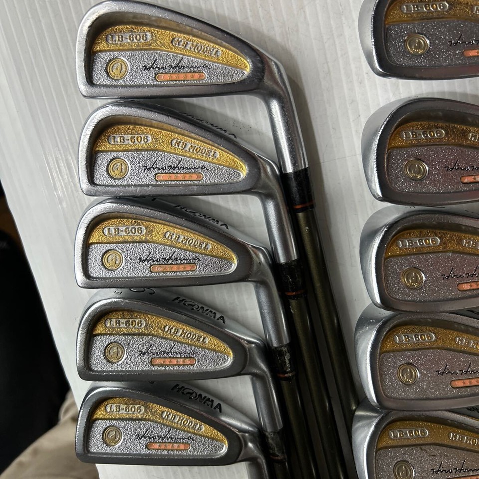 HIRO HONMA LB-606 KB MODEL 4 Star 3~12.SW 11-piece set R2 HONMA | eBay