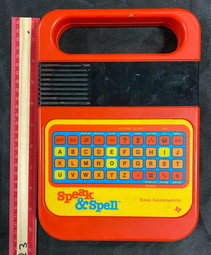 Vintage 1980 Texas Instruments Speak & Spell Tested Working! NH 102023 ...