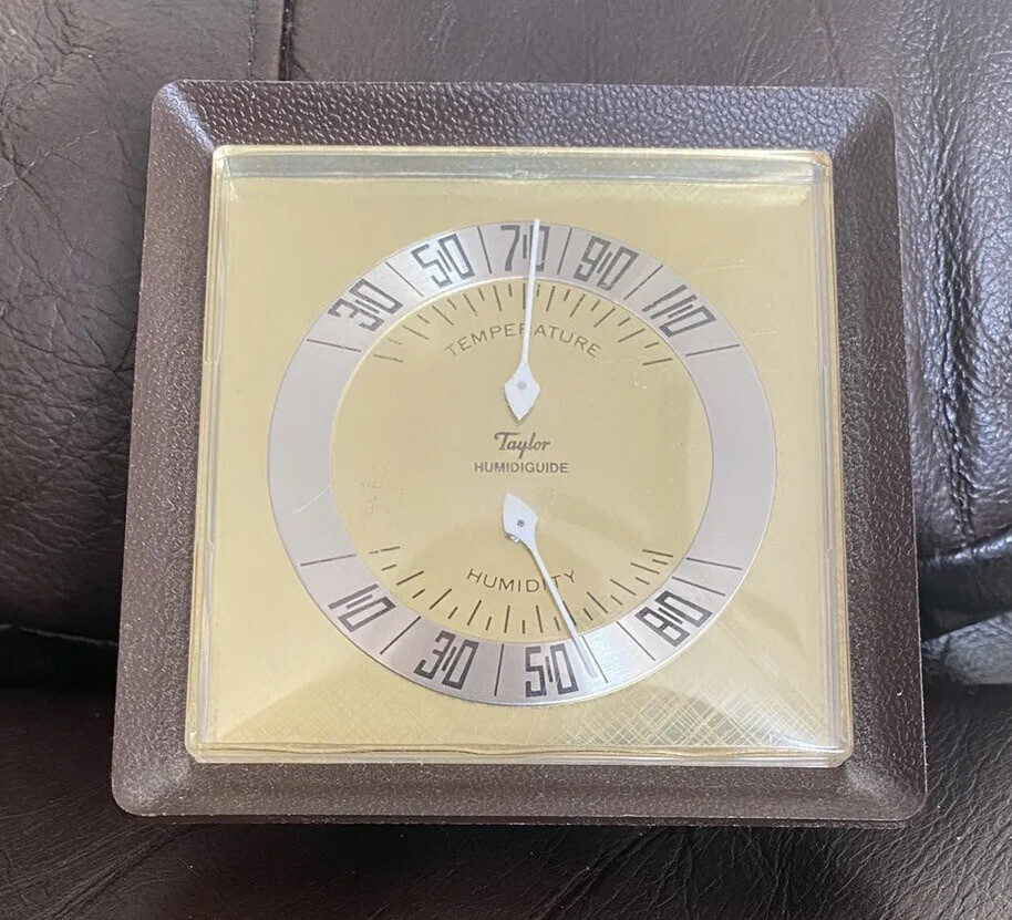 Vintage Taylor Desktop Humidiguide w/Temperature & Humidity Meters 4 ...