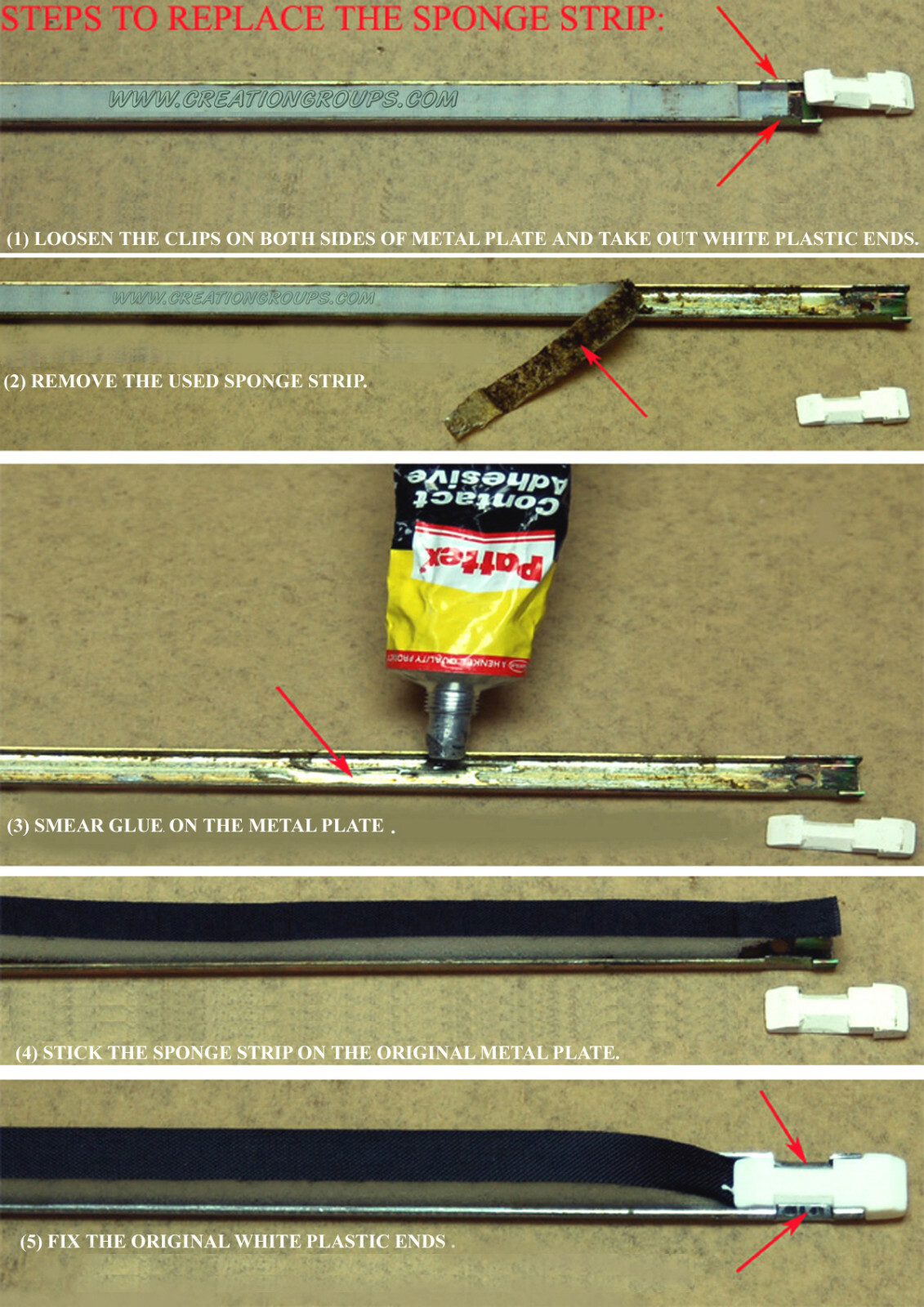 SPONGE BAR STRIP FOR BROTHER KNITTING MACHINE KH820 KH860 KH868 KH890 ...