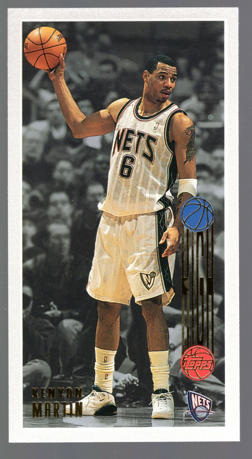 2001-02 TOPPS HIGH TOPPS KENYON MARTIN CARD #57 **NM-MT** NEW JERSEY ...
