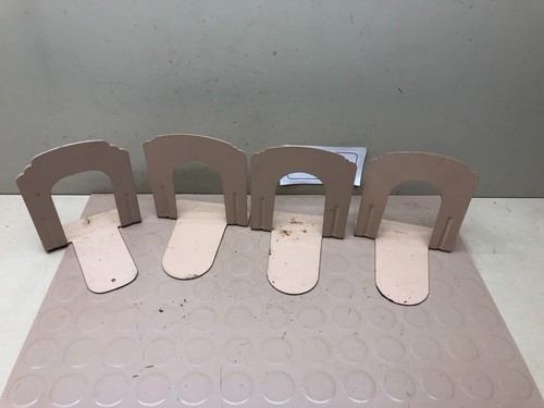 Demco Vintage 1950s Industrial Bookends Metal Beige - Lot of 4 | eBay