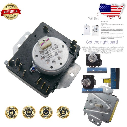 Efficient W10185992 Clothes Dryer Timer - Model Specific 4.25x3.5x3 ...
