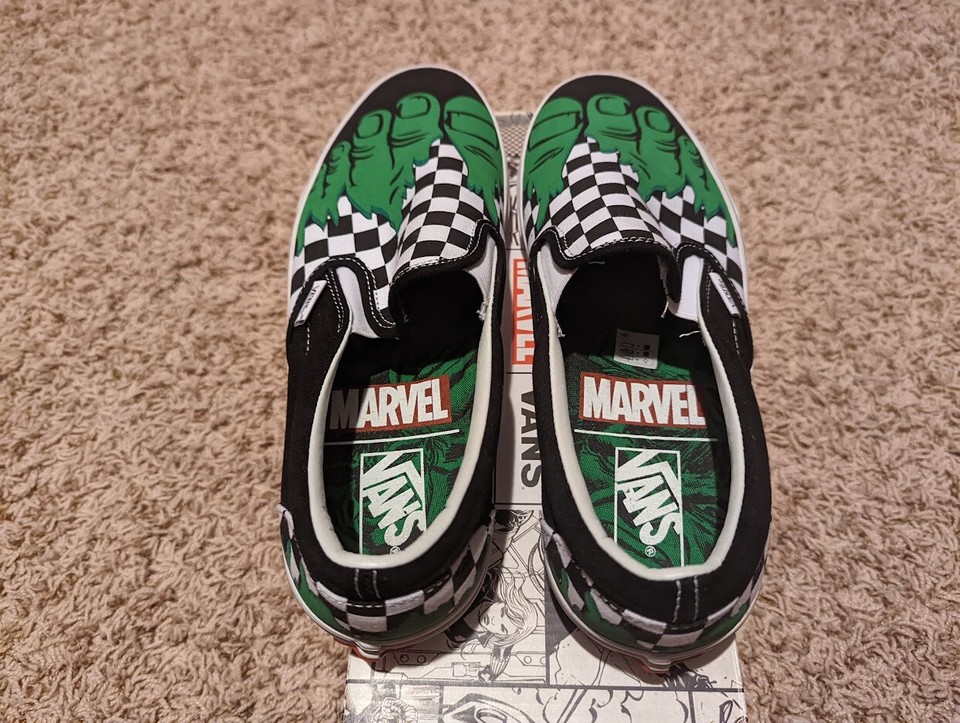 NEW Vans x Marvel The Incredible Hulk Unisex She Mens Shoes NEW ...