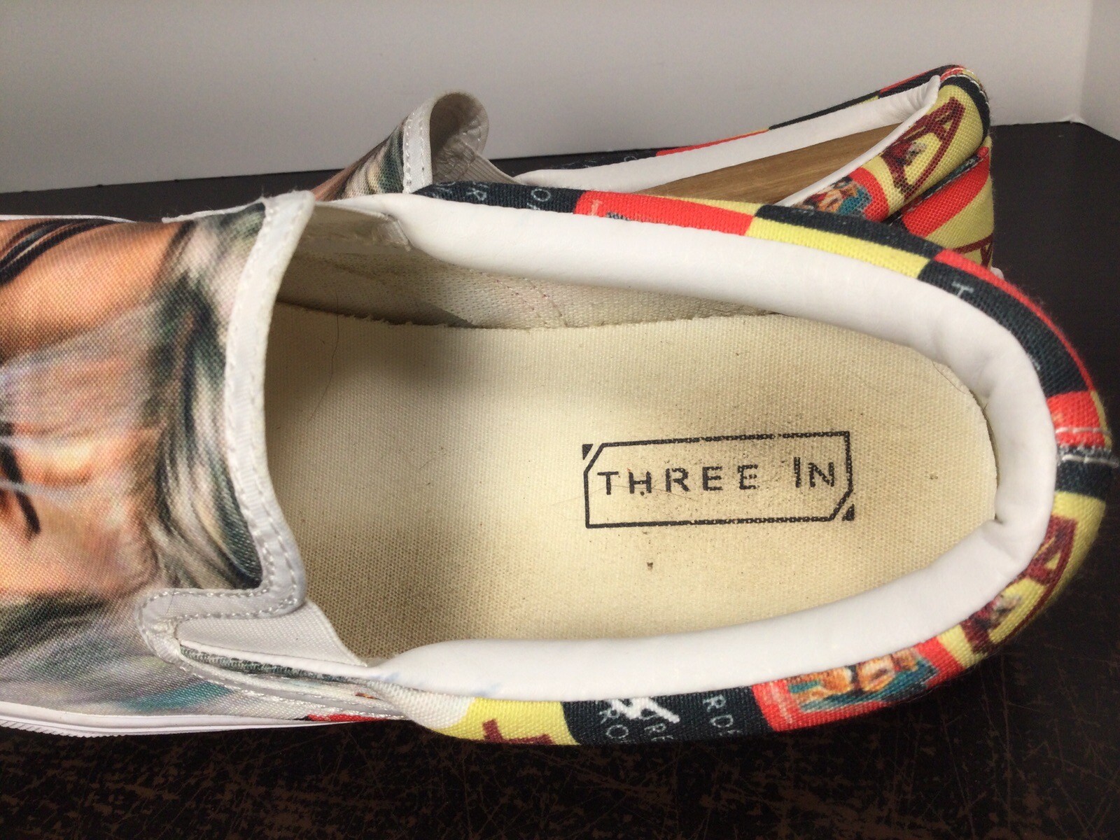 Three In Lorde Pure Heroine Canvas Shoes Sneakers White Custom Women’s ...