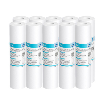 10 Pack 1/5/10/20/25/50 Micron 10"x2.5" PP Sediment Water Filter for GE ...