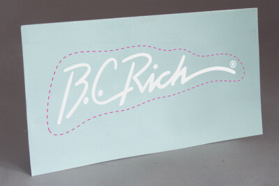 PRE CUT BC RICH WATER SLIDE DECAL for GUITAR HEADSTOCK RESTORATION | eBay