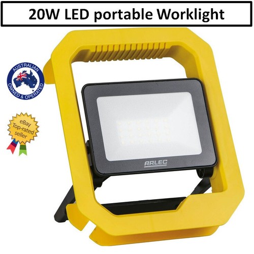 LED Portable Worklight 20W 1600 Lumen Garage Work Light Electric Swivel ...