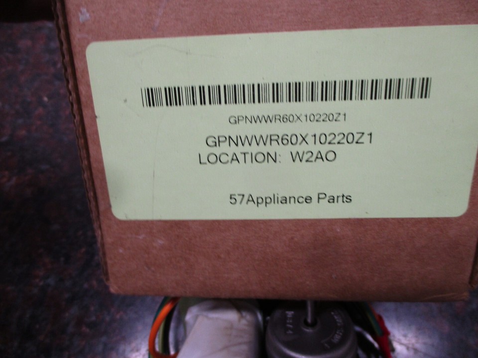 New WR60X10220 Condenser Fan Motor For GE Refrigerator 3000RPM 115v CCW ...