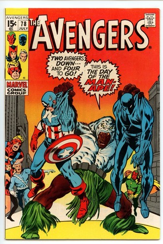Avengers #78 VF 1st Appearance Lethal Legion Man-Ape! Marvel 1970 | eBay