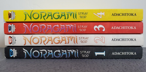 Adachitoka English Manga Books 1, 2, 3, & 4 Noragami Stray God Graphic ...