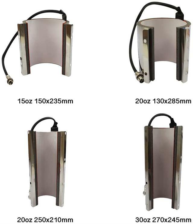 Tumbler Press Attachment, Mug Mat Tumbler Wrap Element for CH1924 ...