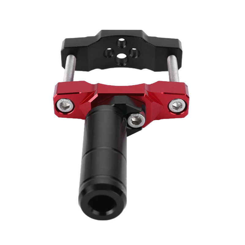 Motorcycle 54mm Extension Bar Bracket Light External Fixed Holder Mount ...