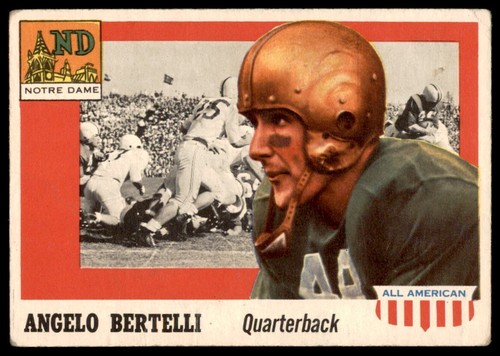 1955 Topps All American #76 ANGELO BERTELLI Notre Dame VG-VG/EX | eBay