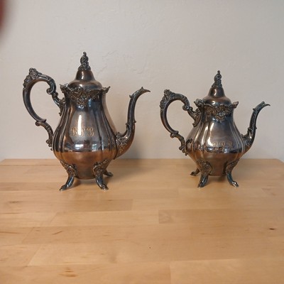 Tea/Coffee Pots & Sets - Baroque Silver Plated