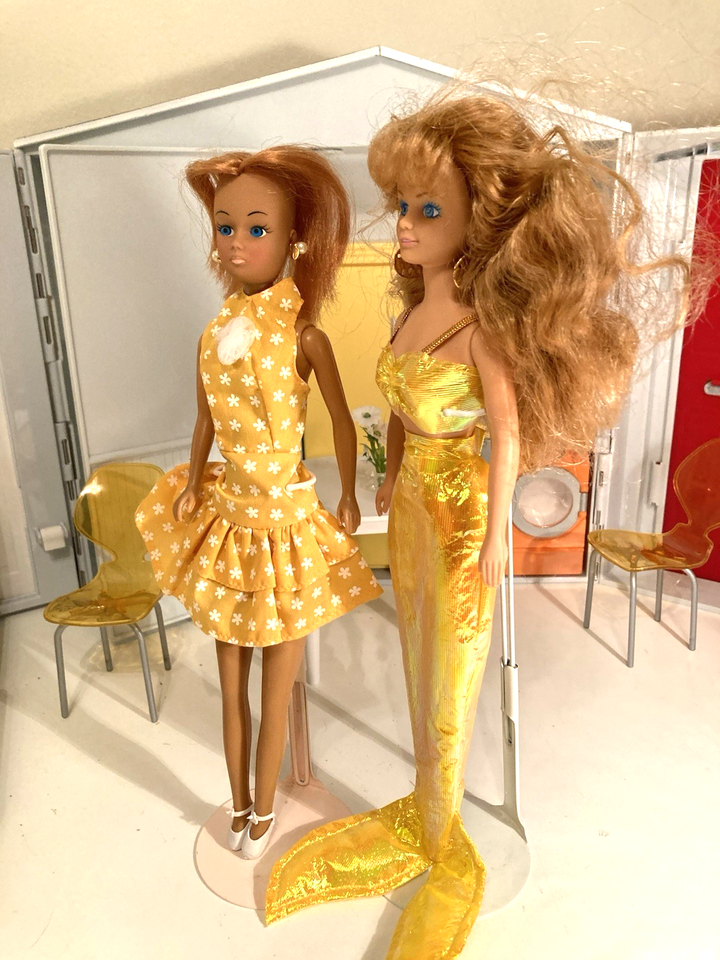 Barbie CLONE Doll Lot 2 Vtg 1970s Hong Kong Mermaid Outfit Shoes B92 | eBay