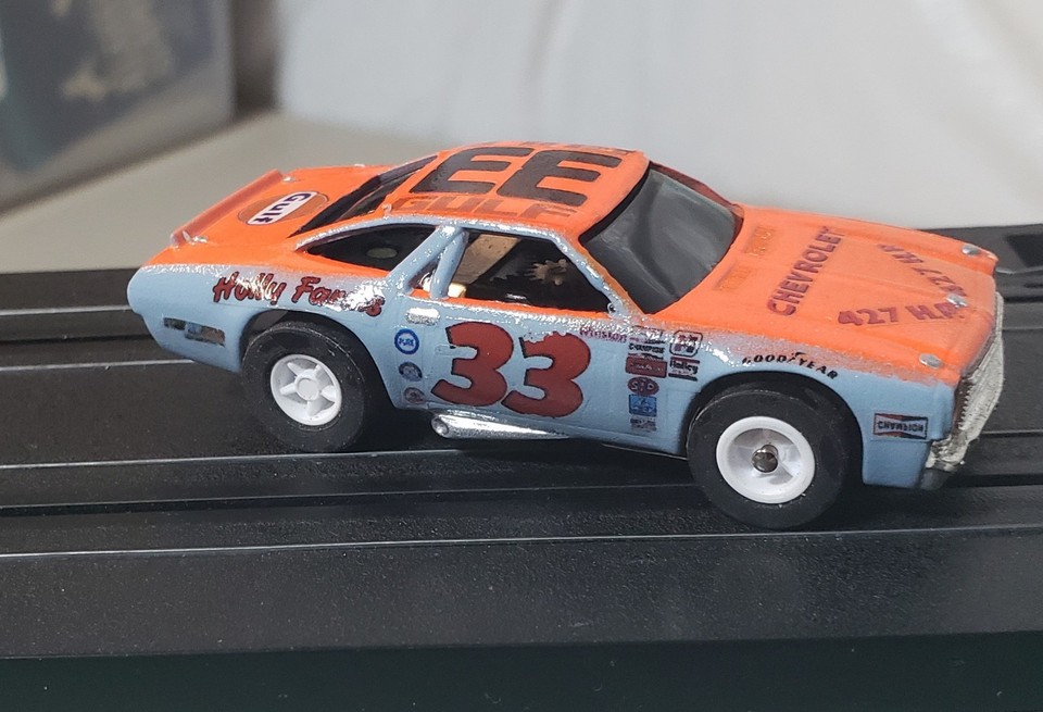 CUSTOMIZED AURORA AFX Chevy Chevelle Magna Traction BODY-Not AW, TOMY ...