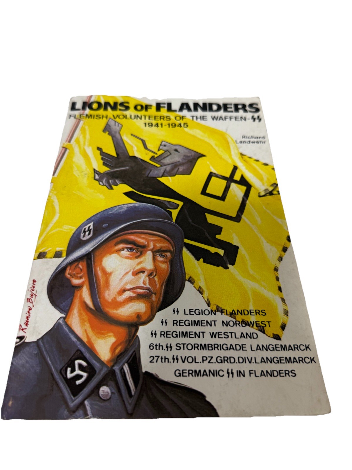 WW2 German Flemish Volunteers Lions of Flanders Soft Cover Reference ...
